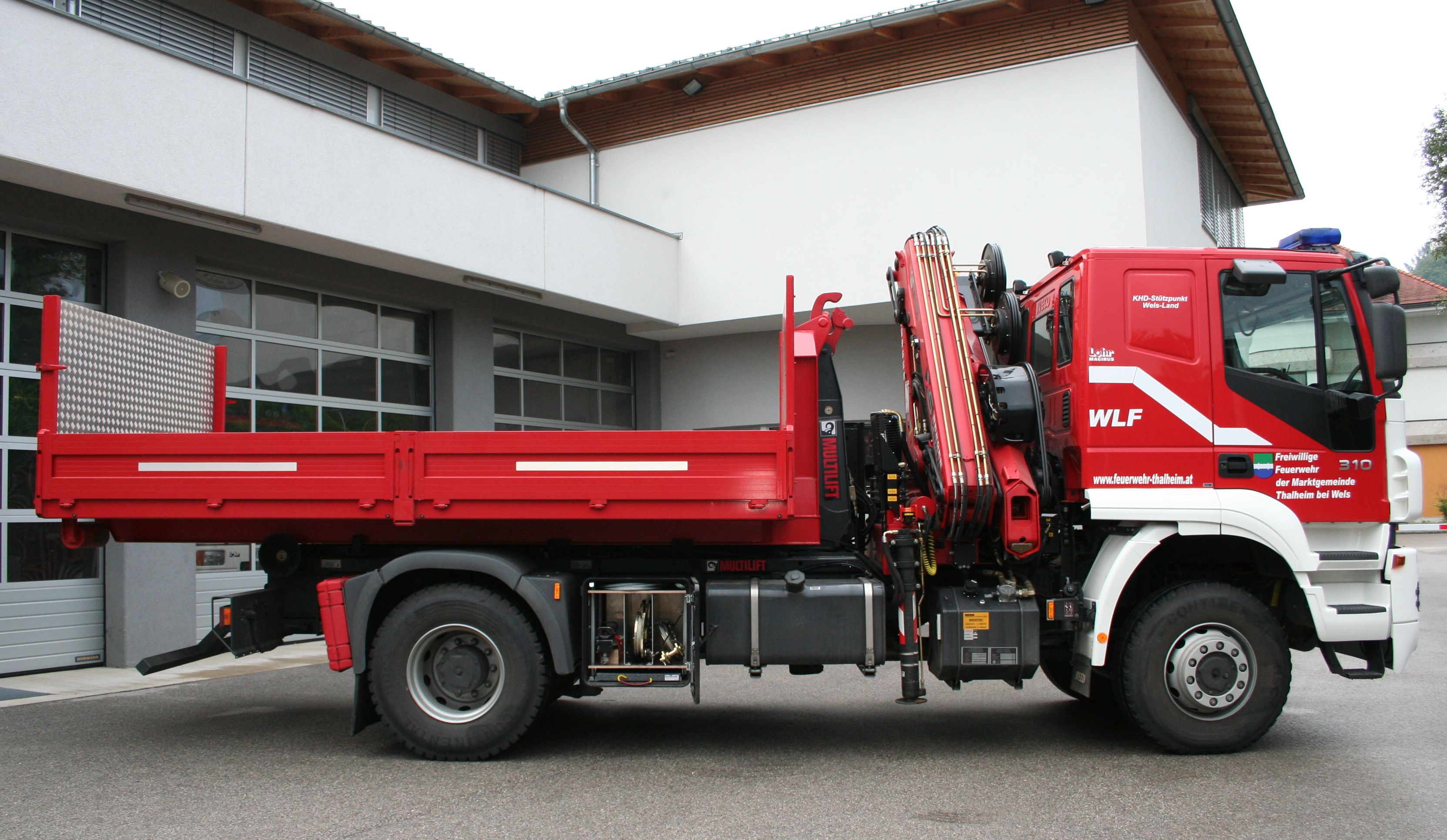 Wechselladerfahrzeug, WLF | feuerwehr-thalheim.at